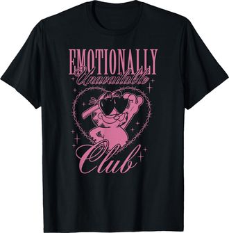 Garfield Emotionally Unavailable Heart Shaped Barbed Wire T-Shirt