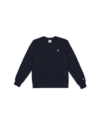 Champion Damen Legacy Basics W-Light Powerblend Fleece Crewneck Sweatshirt, Marineblau, S