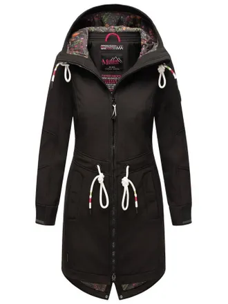 Marikoo Softshelljacke Mount Furnica mit hochschlie&szlig;endem Kragen
