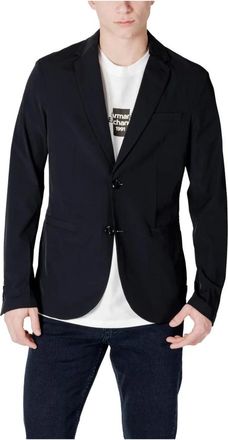 A|X Armani Exchange Homme, Vestes, Noir, Taille: 2XL Blazer crois&eacute;