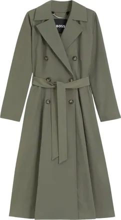 HUGO BOSS Trench Coat - Femme - Manteaux - Vert - Taille: 36 FR