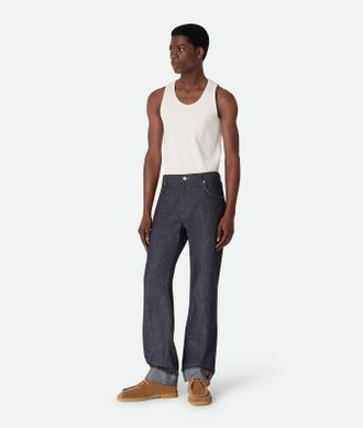 Bottega Veneta Jean Ample Indigo Rinc&eacute; - Bottega Veneta