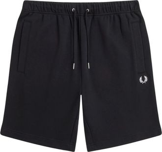 Fred Perry Homme, Shorts, Noir, Taille: M Classic Sweat Short