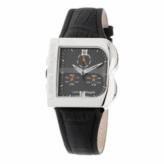 Laura Biagiotti Femme, Accessoires, Gris, Taille: ONE Size Montre Femme &Eacute;l&eacute;gante en Acier Inoxydable