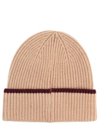 Dr&ocirc;le de Monsieur BN104_WO007BEIGE Merino Wool Winter Hat - Beige