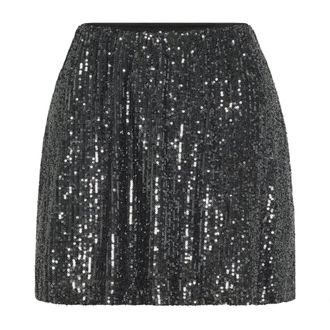 Saint Tropez Femme, Jupes, Gris, Taille: 40 FR Jupe &agrave; Paillettes Gris Fer