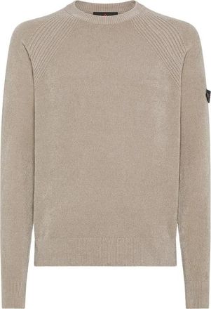 Peuterey Sironi Chenille Rundhals-Pullover - - Knitwear - Herren - Grau - S