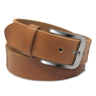 Royalz Vintage Damen Ledergürtel braun 135 cm Lang 38 mm Breit Büffel-Leder Frauen Gürtel für Jeans Anzug