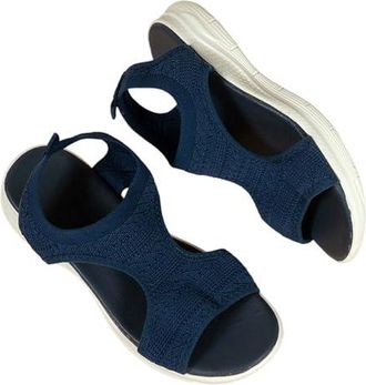 Generic Sandales Femme &eacute;t&eacute; Confortable Orthop&eacute;dique Bout Ouvert Chaussures Antid&eacute;rapant Respirantes D&eacute;Contract&eacute;Es Sandales de Plage Boho Leger Platform Sandal