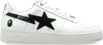 A Bathing Ape A Bathing Ape, Homme, Chaussures, Blanc, Taille: 42 EU Logo Sports Chaussures
