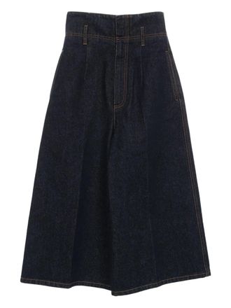 Dior pantalon ample &agrave; taille haute (ann&eacute;es 2010) - Bleu