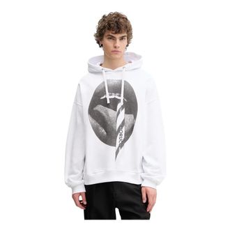 Fiorucci Herren, Sweatshirts & Hoodies, Wei&szlig;, MGr&ouml;&szlig;e