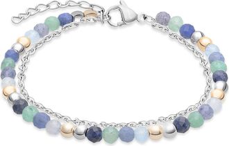 s.Oliver Bracelet - Elegantes Armband aus poliertem Edelstahl - silber - Ankerkette verstellbar bis 20 cm - wasserfest & hautfreundlich