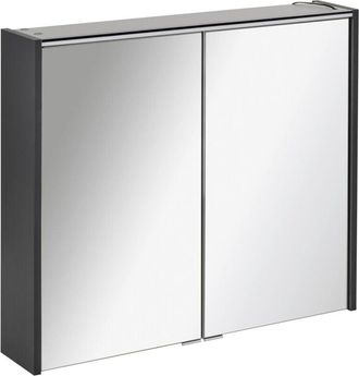 Fackelmann led Spiegelschrank denver / Badschrank mit gedämpften Scharnieren / Maße (b x h x t): ca. 80 x 68,5 x 16 cm / hochwertiger Schrank mit