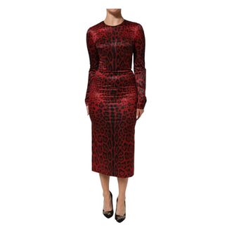 Dolce & Gabbana Etuikleid - - Dresses - Damen - Rot - 2XS