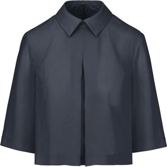 Bomboogie Femme, Blouses et Chemises, Bleu, Taille: 42 FR Blouse Coupe Standard en Lyocell