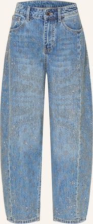 Liu Jo Liu Jo Barrel Jeans Mit Schmucksteinen blau