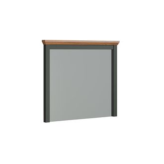 Trendteam Stanton - Wandspiegel - Tannengr&uuml;n/Evoke Eiche - Garderobenspiegel mit Rahmen - (BxHxT) 77 x 68 x 6 cm - Landhausstil