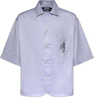 Jacquemus Homme, Chemises, Bleu, Taille: L The Gardian Shirt