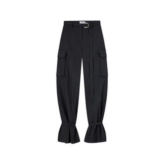 The Attico Pantalon cargo &agrave; ceintures
