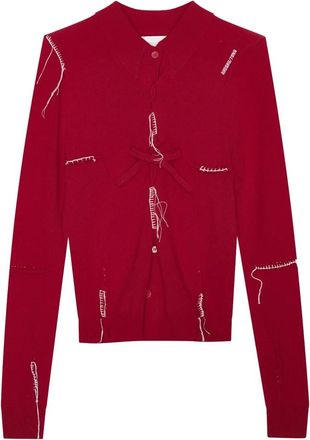 Shushu/Tong Shushu/Tong, Femme, Pulls, Rouge, Taille: 34 FR Slim Knit Top