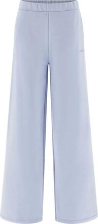 Guess Femme, Pantalons, Bleu, Taille: 40 FR Yayoi Wide Leg Pants