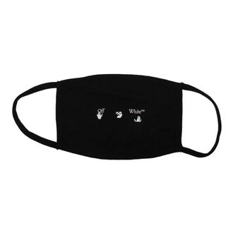 Off-white Cotton Facemask - - Accessories - Herren - Schwarzk - ONE SIZE