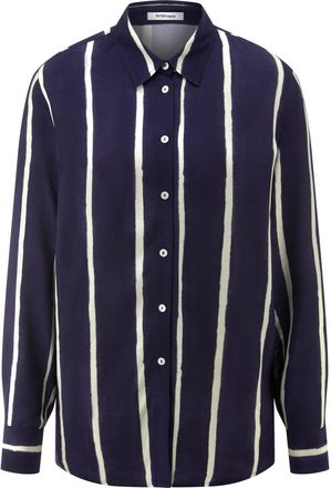 Peter Hahn Long-Bluse Peter Hahn blau