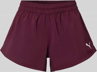 Puma Regular Fit Sportshorts mit Logo-Print