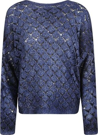 Avant Toi Femme, Pulls, Bleu, Taille: 40 FR Maille ras du cou