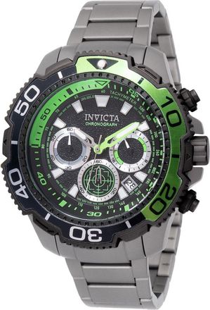 Invicta TI-22 49494 Herrenarmbanduhr - Quarzwerk - Titan mit Schwarzem Zifferblatt - 48 mm