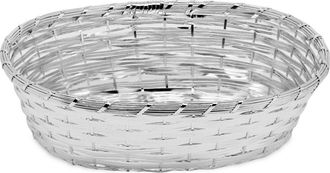 Edzard edel versilberter Brotkorb Basket, oval, anlaufgesch&uuml;tzt, 16 x 23 cm (nicht f&uuml;r die Sp&uuml;lmaschine)