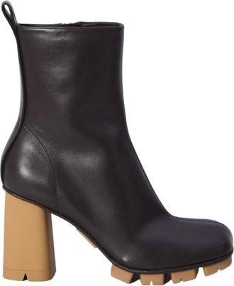 Bottega Veneta Femme, Chaussures, Brun, Taille: 40 EU Shore Bottes &agrave; cheville