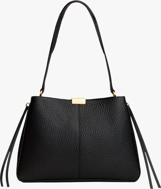 Tommy Hilfiger Sac port&eacute; &eacute;paule en cuir grain&eacute;