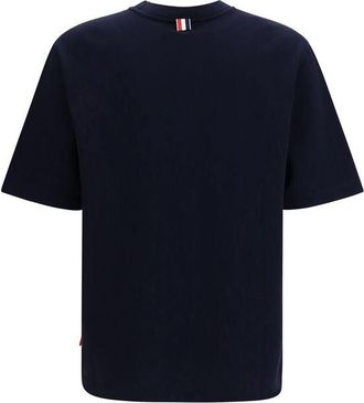 Thom Browne Colorblock 4-Bar Stripe T-Shirt - Multicolor