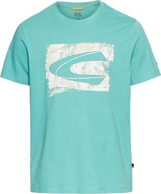 Camel Active Herren T-Shirt aus Organic Cotton Agavengrün, menswear-6XL