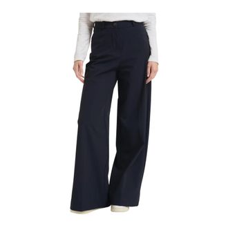 Roberto Ricci Design Rrd, Femme, Pantalons, Bleu, Taille: 42 FR Pantalon Palazzo Velours Bleu