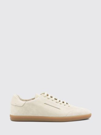 Ermenegildo Zegna Baskets Homme couleur Jaune Cr&egrave;me