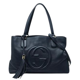 Gucci Sac cabas vintage Pre-owned - Femme - Pre-owned - Bleu - Taille: ONE Size