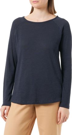 s.Oliver Damen T-Shirt Langarm Blue 34