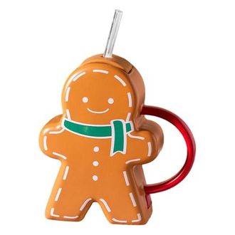 Generico Tasse &agrave; caf&eacute; avec petit homme en pan, tasse &agrave; caf&eacute; de No&euml;l, tasse &agrave; caf&eacute; en c&eacute;ramique avec couvercle, tasse esth&eacute;tique D&eacute;corations de table de No&euml;l, t