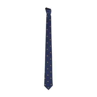 Vivienne Westwood Cravate 7cm - Femme - Accessoires - Bleu - Taille: ONE Size