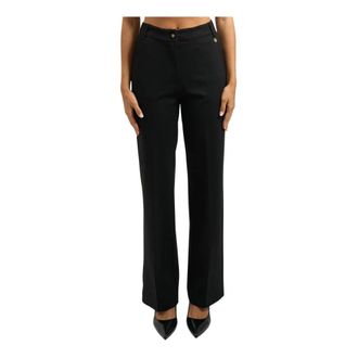 Yes-Zee YES Zee, Femme, Pantalons, Noir, Taille: 42 FR Pantalon Palazzo Noir Milano Stitch