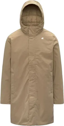K-Way Homme, Manteaux, Beige, Taille: 3XL Parkas