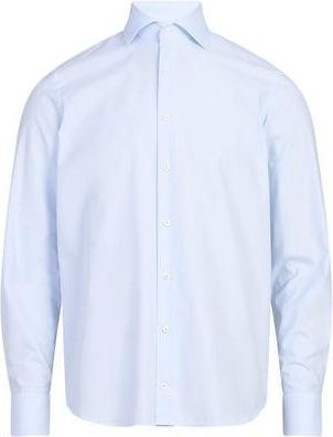 van Laack Chemise droite col classique en coton imrpim&eacute;