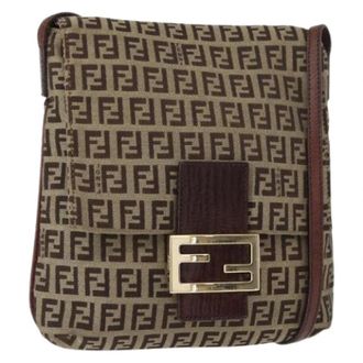 Fendi Pre-owned Canvas Umh&auml;ngetasche - - Pre-owned - Damen - Braun - ONE SIZE