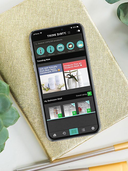 think dirty application cosmétique