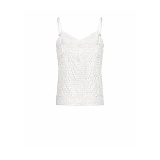 John Richmond Openwork Strap Top - - Tops - Damen - Wei&szlig; - M