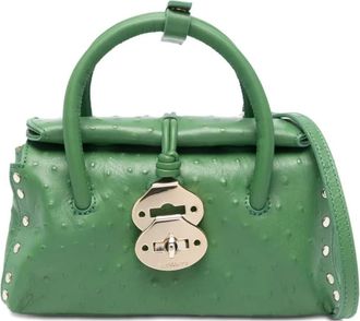 Zanellato Femme, Sacs, Vert, Taille: ONE Size Dotta Cactus Baby Tote Bag