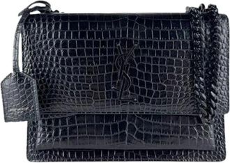 Saint Laurent Sac bandouli&egrave;re Pre-owned - Femme - Pre-owned - Noir - Taille: ONE Size